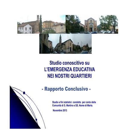 Emergenza educativa rapporto conclusivo (1) | PDF