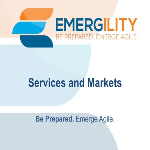 Emergility Services and Markets | PDF