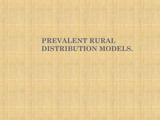 8 distribution in rural mkts.ppt Rural Marketing | PPT | Agriculture ...