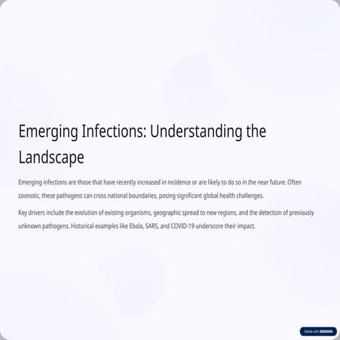 Emerging Infections_ Understanding the Landscape.pptx