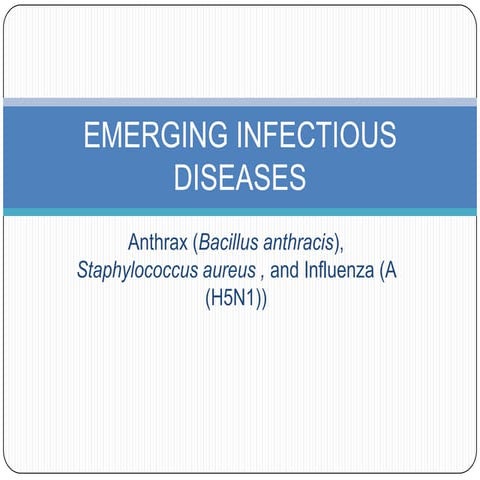 Emerging infectious diseases | PPTX