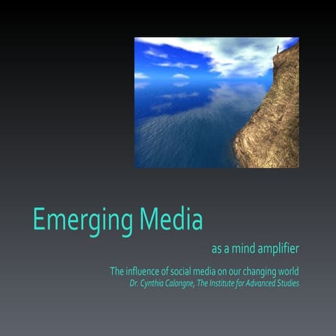 Emerging Media as a Mind Amplifier | PPT