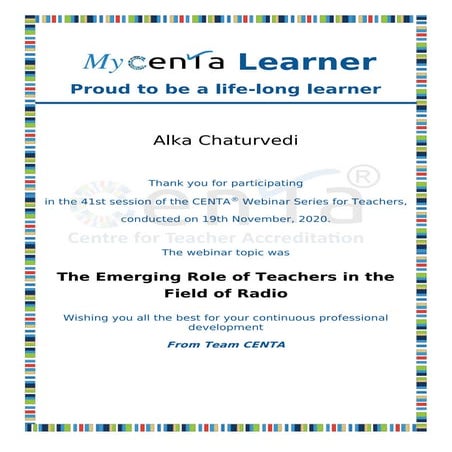 Emerging role of teachers in radio | PDF