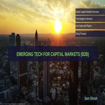 Emerging Tech for Capital Markets (B2B) | PPT