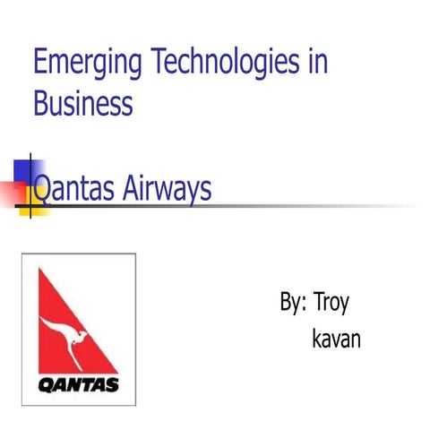 Qantas presentation1 | PPT