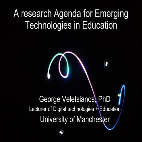Emerging Technologies Research Agenda | PPT