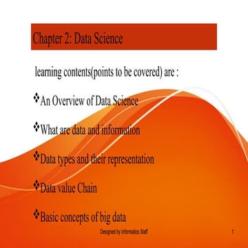 Chapter 2.pptx emerging technology data science | PPTX