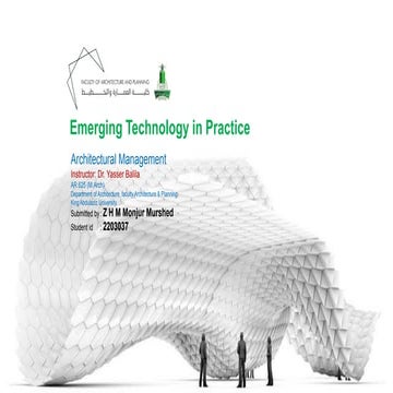 Emerging Technology in Practice in the field of architectural practice | PDF | Civil Engineering ...