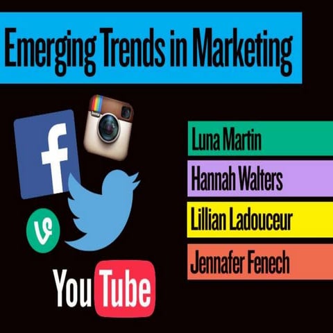 Emerging Trends in Marketing | PPT
