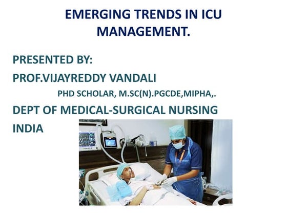 Nursing management of critically ill patient in intensive care units | PPT