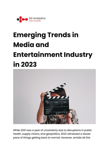 Project & Portfolio, Market Analysis: WWE | PDF