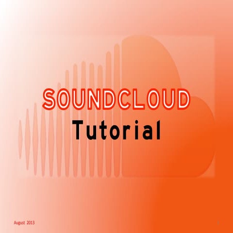 SOUNDCLOUD TUTORIAL | PDF