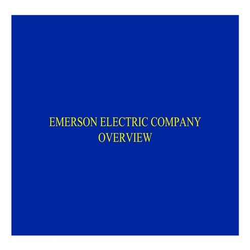 Emerson | PDF