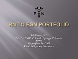 Violet Nursing Portfolio | PPT