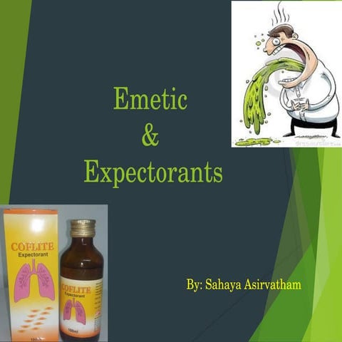 Emetic and expectorant | PDF