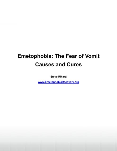 Phobia ( Psychologhy project) | PPTX