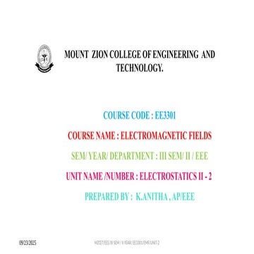 Electric field due to ring of charge Derivation | PPTX