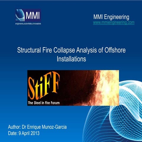 Structural Fire Collapse Analysis of Offshore Installations | PDF