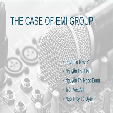 Emi Case Project | PPTX