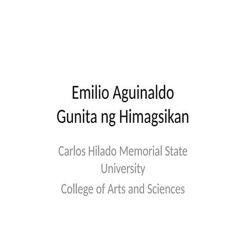 Mga Gunita ng Himagsikan | PPTX