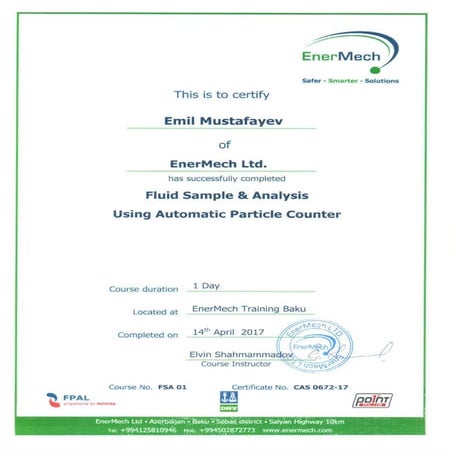 Emil m fluid sample&analysis | PDF