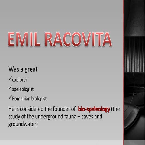 Emil Racovita | PPT