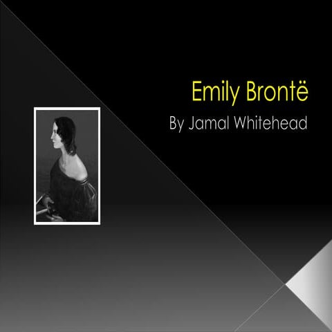 Emily Bronte Power Point | PPTX