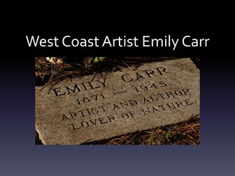 Kindree 3A Art Work Inspired by Emily Carr | PPT