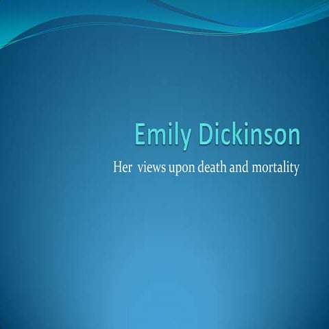 Emily dickinson1 | PPTX