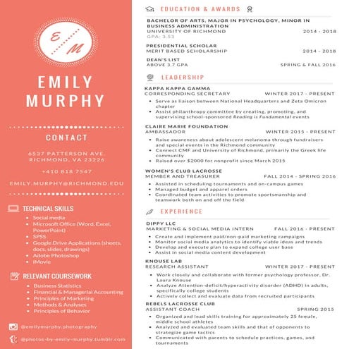 Emily Murphy-Resume | PDF