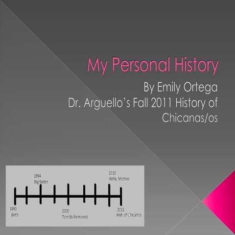 Personal History | PPTX