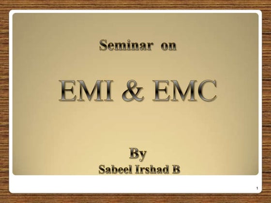 Emi and emc | PPT