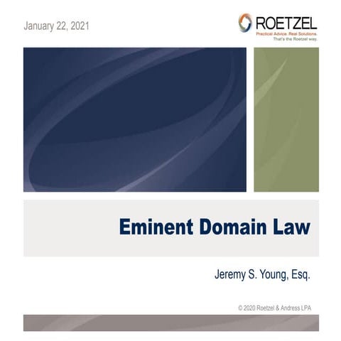 Eminent Domain Law | PPT