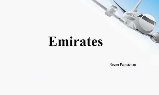Emirates Airline: Strategic Management Report | PDF