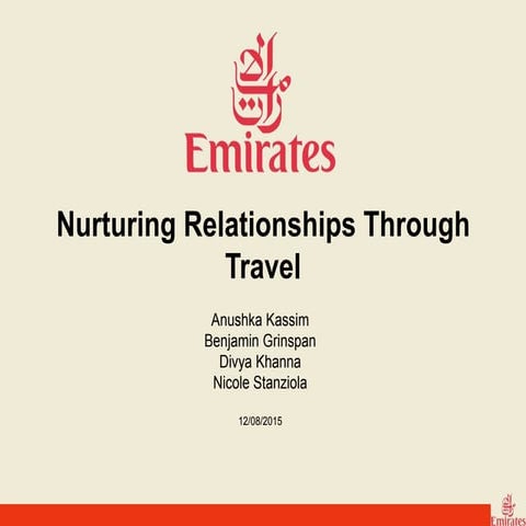 Emirates Strategy and Implementation | PPTX