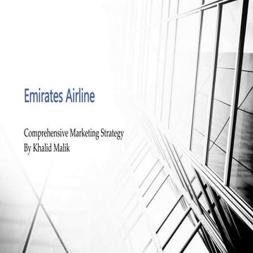 Branding strategy of emirates airlines | PDF