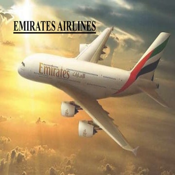 Emirates airlines 4 p’s | PPT