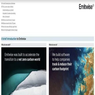 Emitwise Pitch Deck | PPT