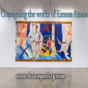 Consigning the works of Emma Amos by Larsen Gallery | PPTX