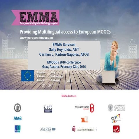 EMMA Services - EMOOCs 2016 conference | PPTX | Web Development | Internet