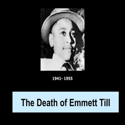 Emmett Till's story for US history class | PPTX