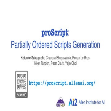 EMNLP 2021 proScript (summary slides) | PDF