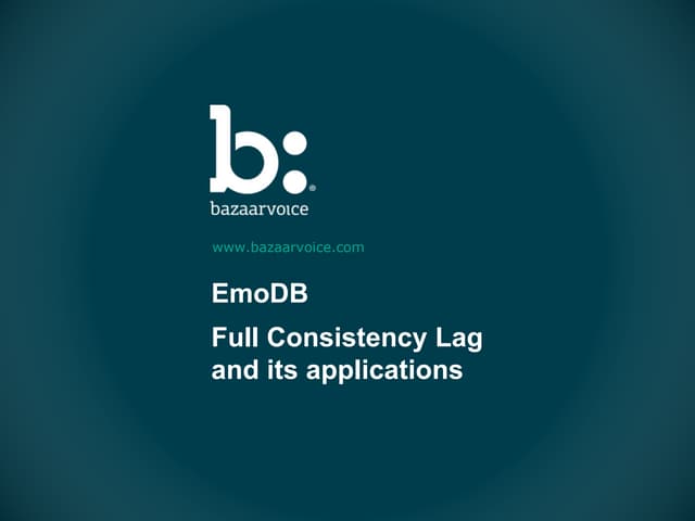 Full Consistency Lag And Its Applications Ppt