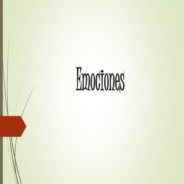Emociones | PPTX