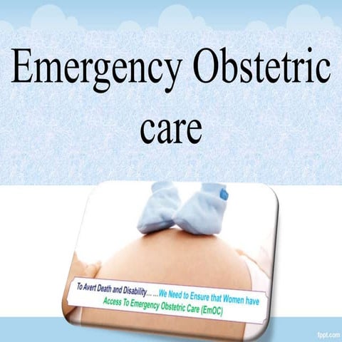Medical emergency Obstetric warning signs | PPTX