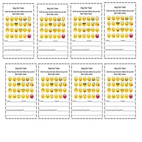 emoji exit ticket.docx