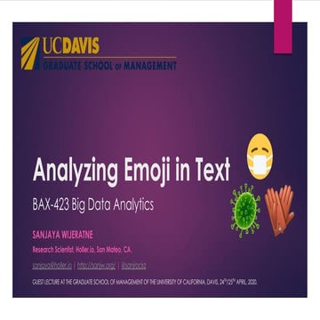 Analyzing Emoji in Text | PPT