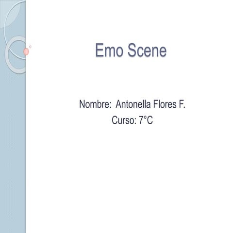 Emo scene | PPTX | Drama | Genres