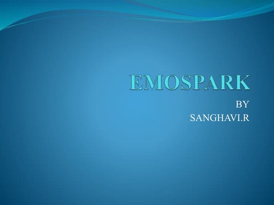 Emo spark | PPT