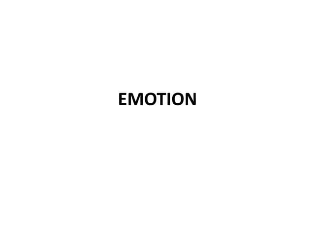 PSYCHOLOGY EMOTIONS AND FEELINGS POWERPOINT PRESENTATION | PPTX